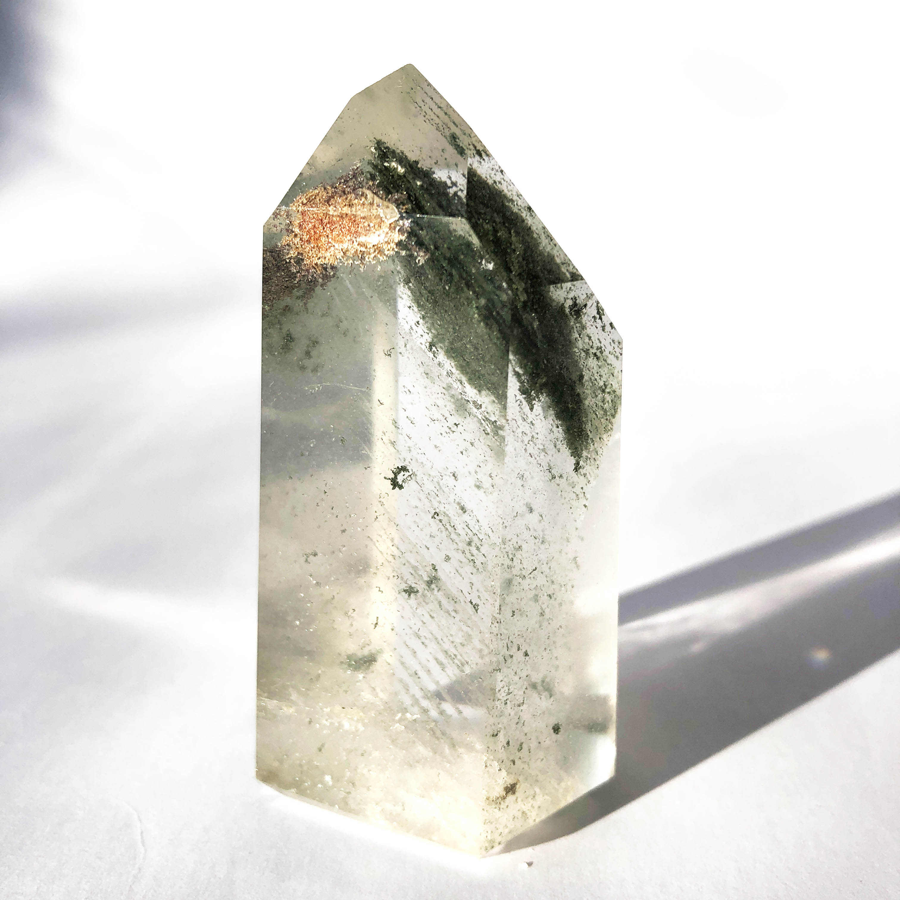Lodalite Chloride Quartz Point with Phantom - House of Formlab