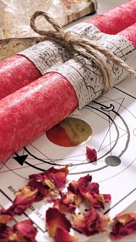 Red Spell Candle Bundle (love & passion) - House of Formlab