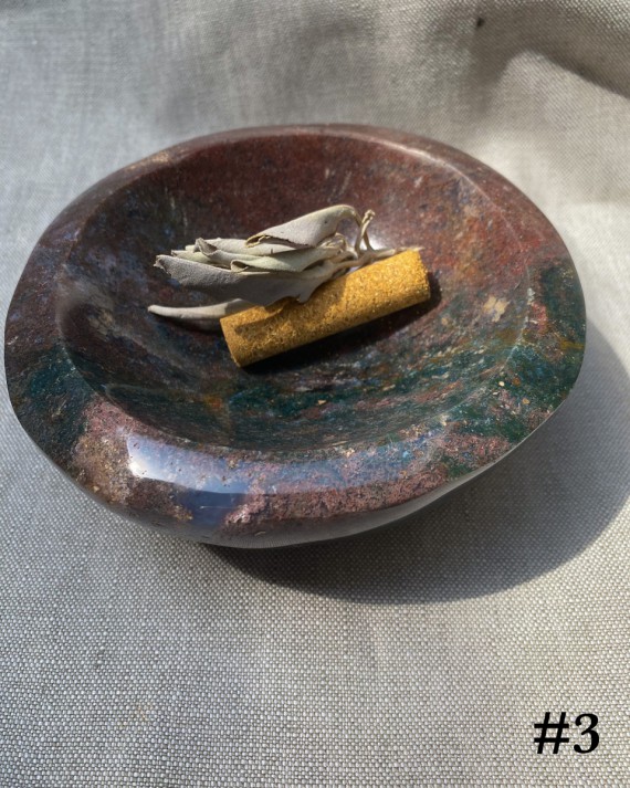 Ocean Jasper Smudge Bowl // Large - House of Formlab