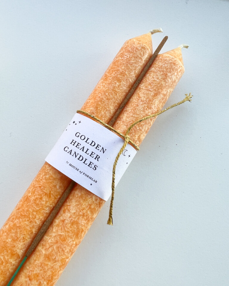 Orange || Golden Healer Candles - House of Formlab